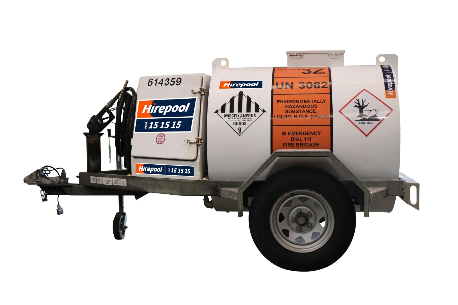 Hirepool | Fuel Tank Towable 288 to 1750L