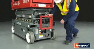 Scissor Lift 2WD Slab Battery 10m | Hirepool