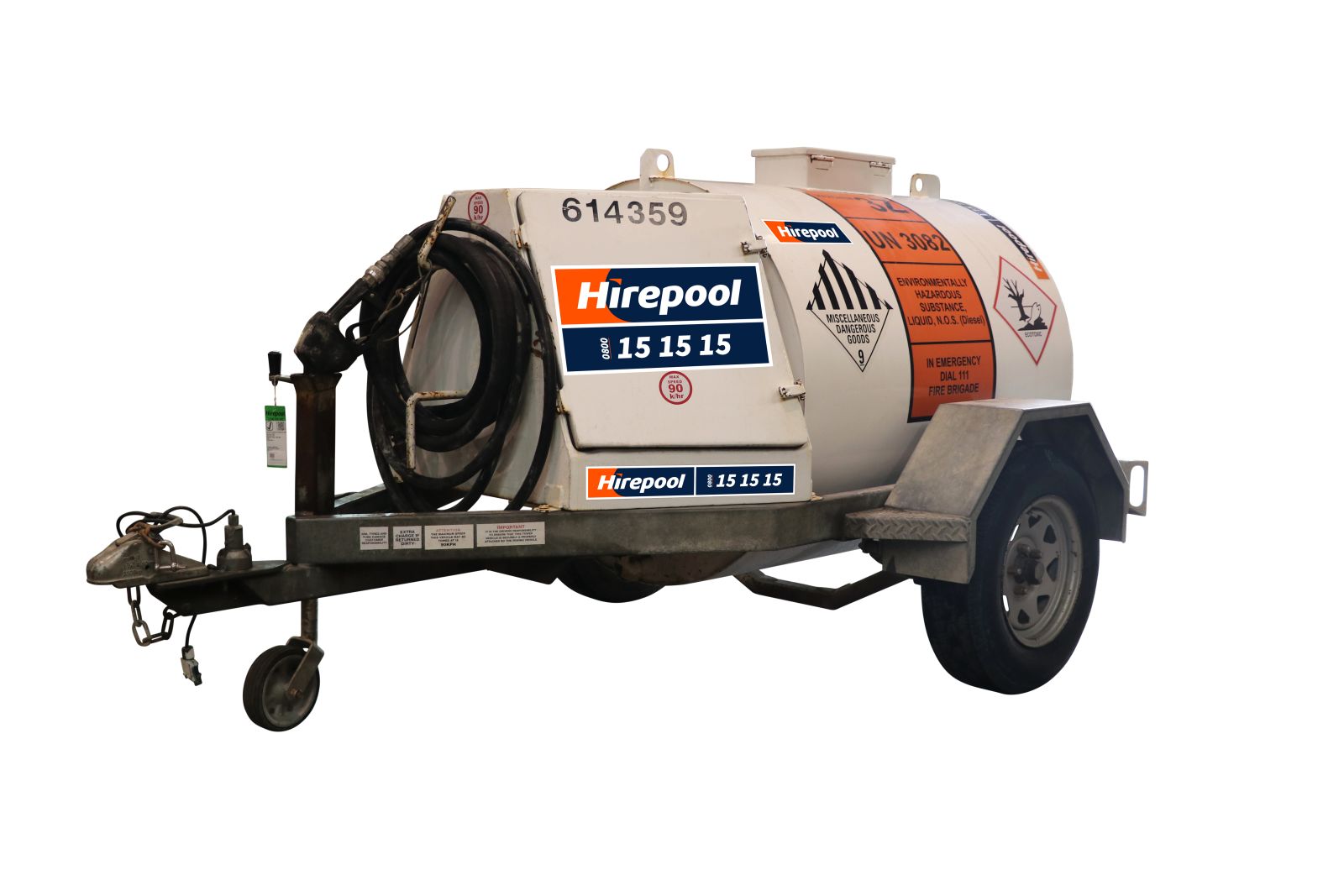 Hirepool | Fuel Tank Towable 288 to 1750L